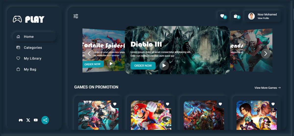 GitHub - nourmohamed45/Gamify_Dashboard