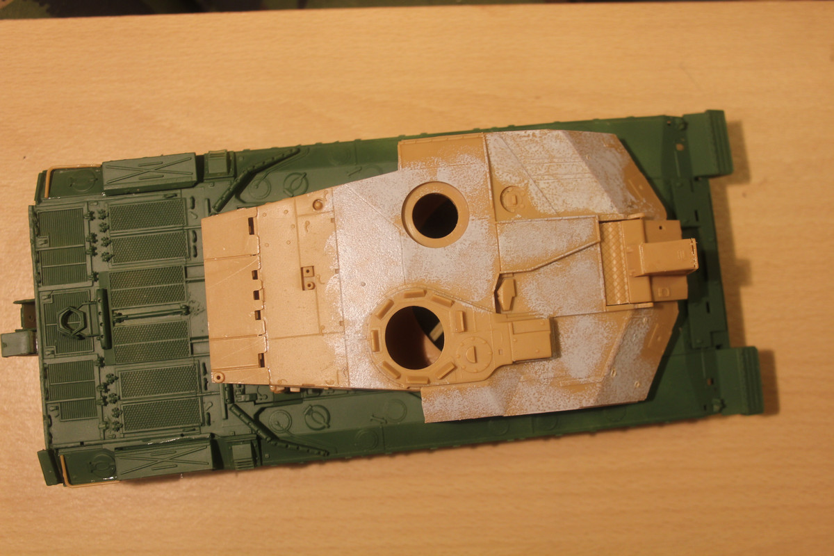 Trumpeter Challenger 2 Desert - Work in Progress - Armour ...