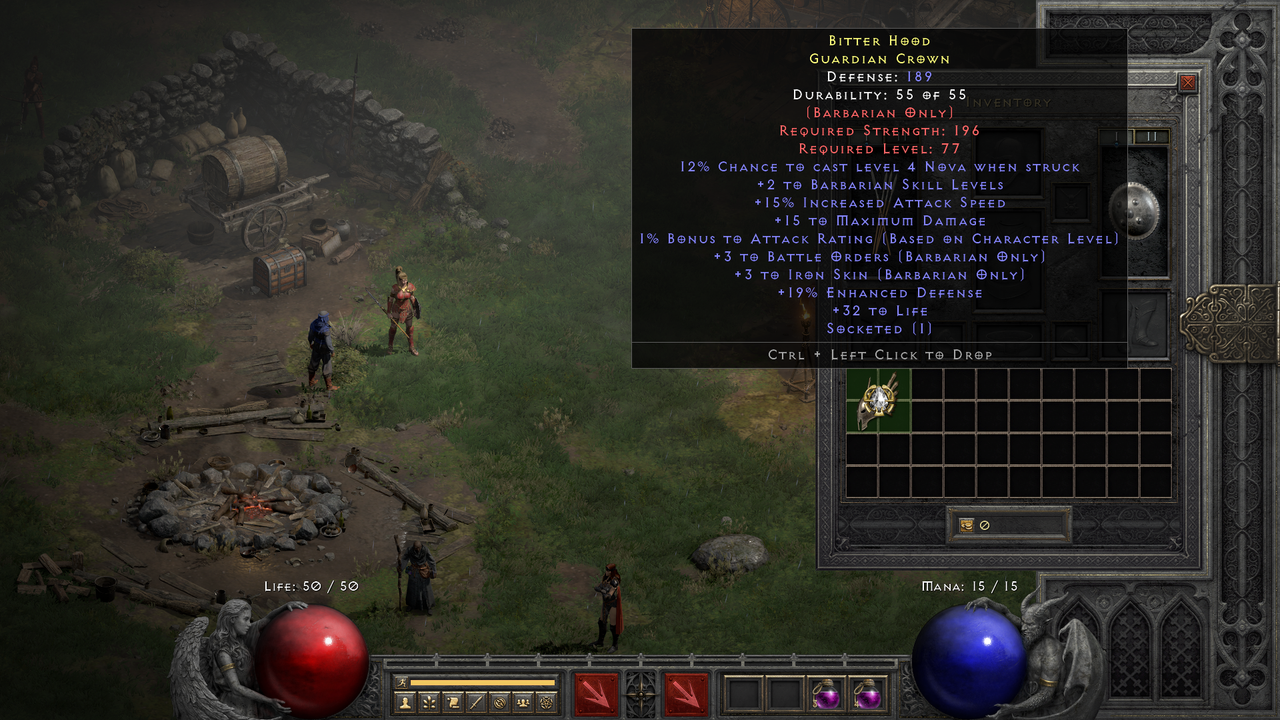 Ft: 5bo Visio 3ironskin 32life Arreat Style Helm - Topic - d2jsp