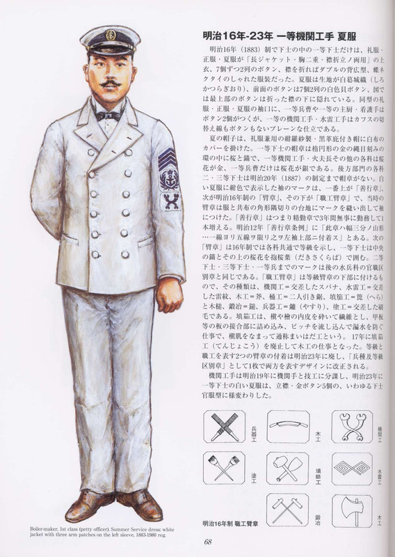 Uniforms of Japanese Navy 1867 1945 ???????? 068 — Postimages