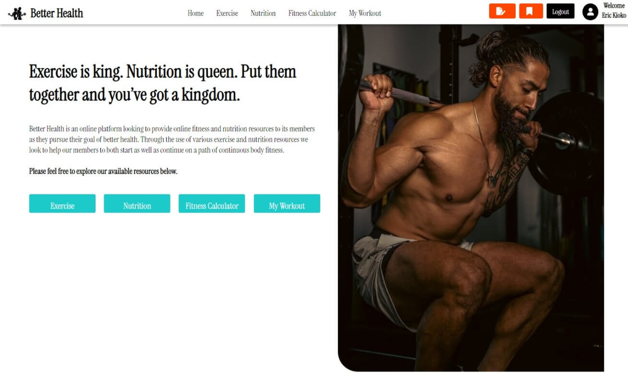 GitHub - KiokoEric/Better_Health: Better Health is an online destination for holistic health and ...