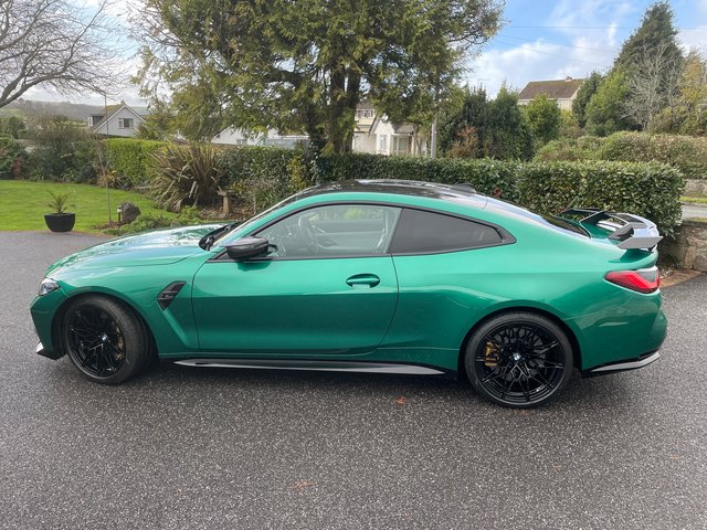 IOM green G82 M4 with M Performance aero spoiler. | The M3cutters