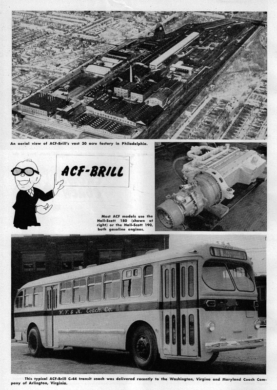 Transit Bus Review '53 ACF Brill Hall Scott 180 — Postimages