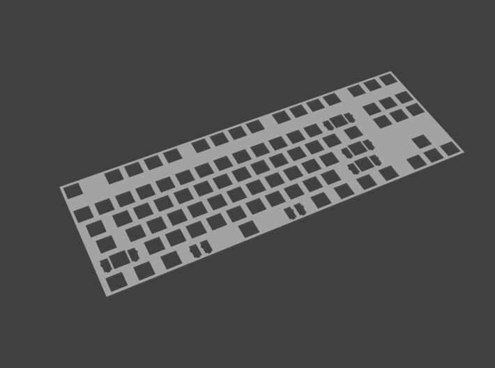 Ansi 80% (TKL) keyboard plate : r/MechanicalKeyboards