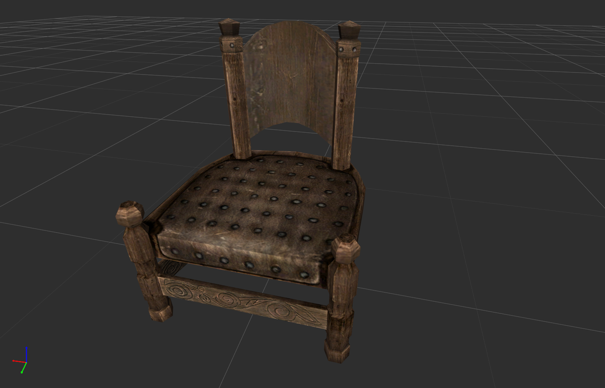 Halffaces - Diverse (BOS) noble chair (Lite) at Skyrim Special Edition ...