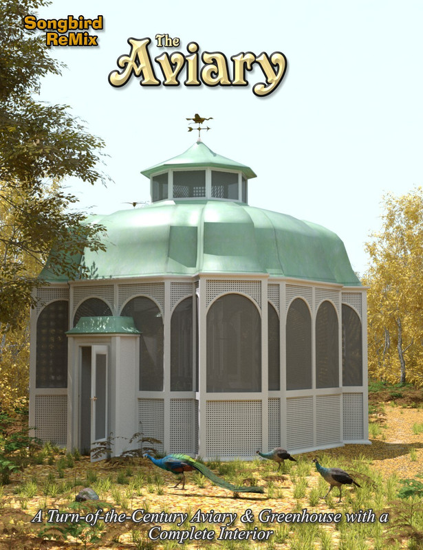 The Aviary And The Aviary Poses - Free Daz 3D Models