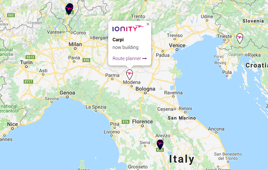 Ionity Carpi – Mix & Fun – TESLARI Forum – Teslaforum
