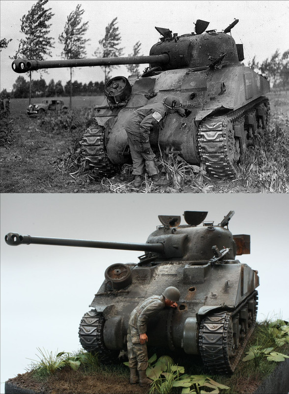 Build #3 for 2022: A knocked out Sherman Firefly in Holland - Non-LSP ...