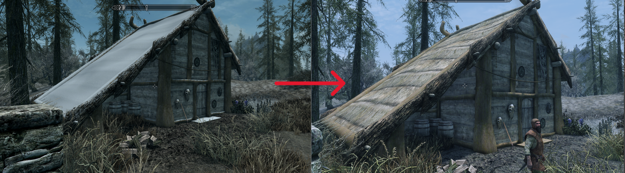 No Morthal Snow - Redone at Skyrim Special Edition Nexus - Mods and ...