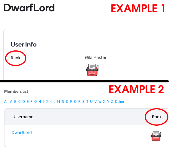 Rank Examples — Postimages