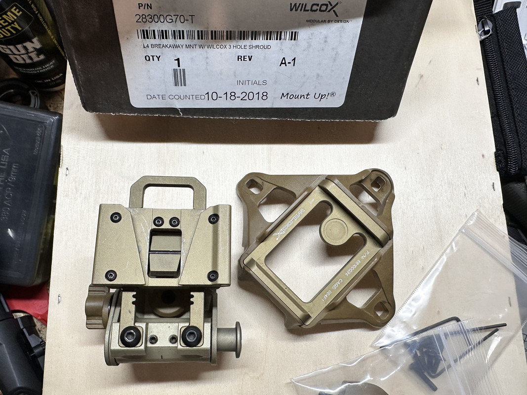 Wilcox G70 mounting system (G24 with shroud) Tan - AR15.COM