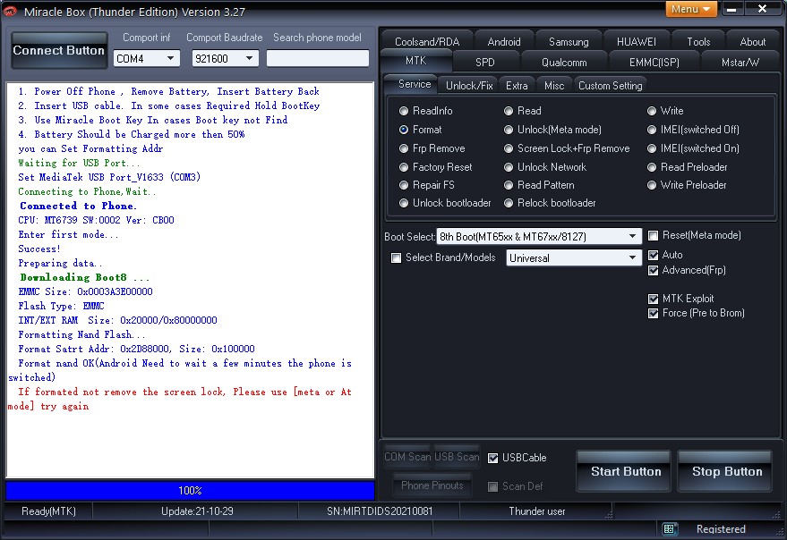 Tecno In1 Frp Remove Done By Miracle 3.27(Beta) - GSM-Forum Tecno In1 Frp Remove Done By Miracle 3.27(Beta) - GSM-Forum