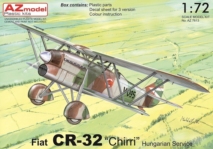 1/72 - Fiat CR.32 Chirri by AZmodel - released - new CR-32CN boxing ...