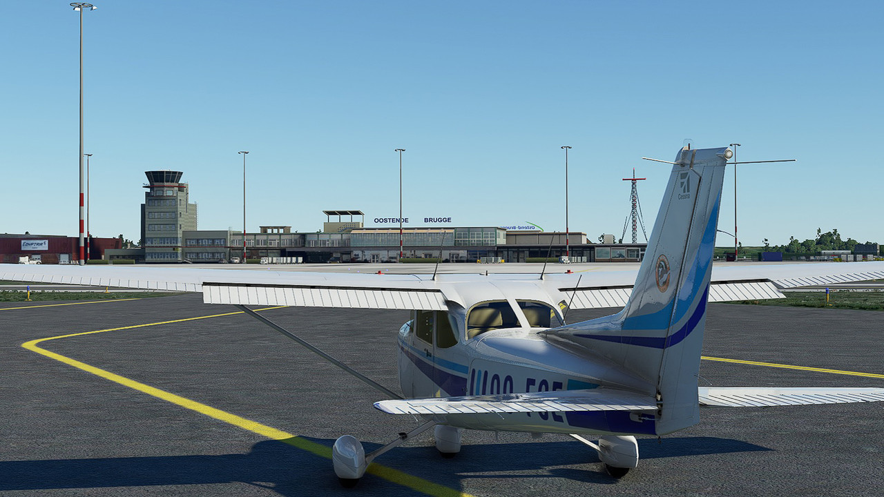 Showing my hometown Oostende and airport EBOS - The AVSIM Screen Shots Forum - The AVSIM Community
