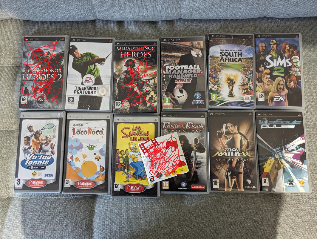 PSP games 2 euro — Postimages