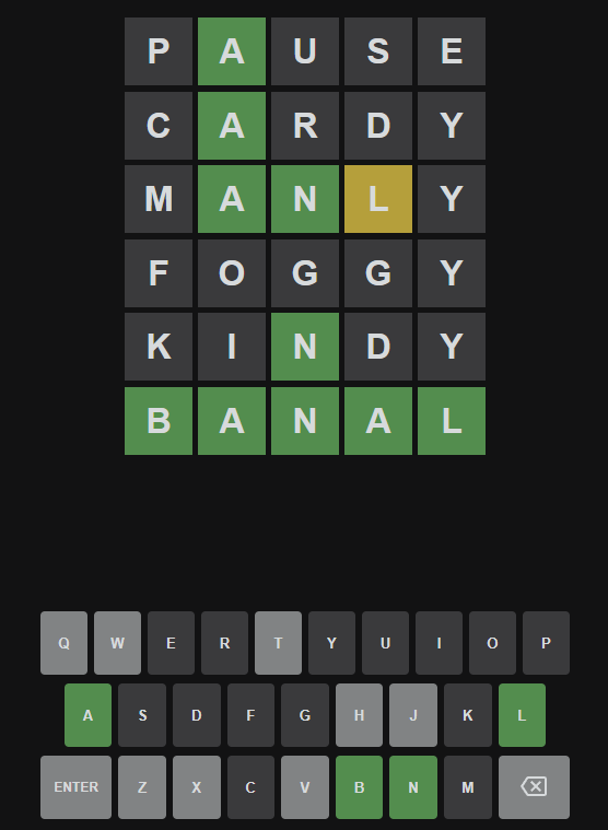 Wordle |OT|: What are the colored squares? | Page 16 | ResetEra