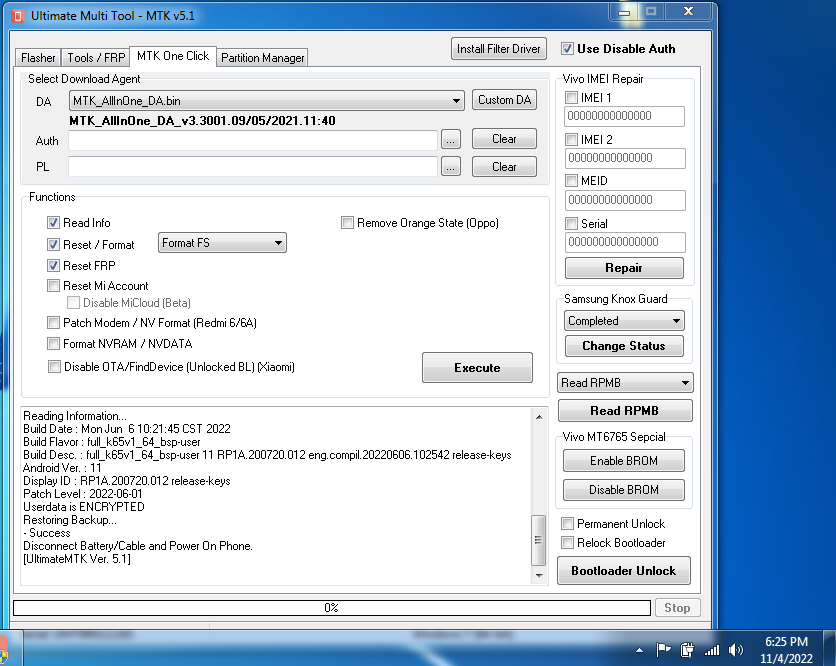 Vivo Y21 V211 Pin Lock Frp Done With Umt Mtk Gsm Forum