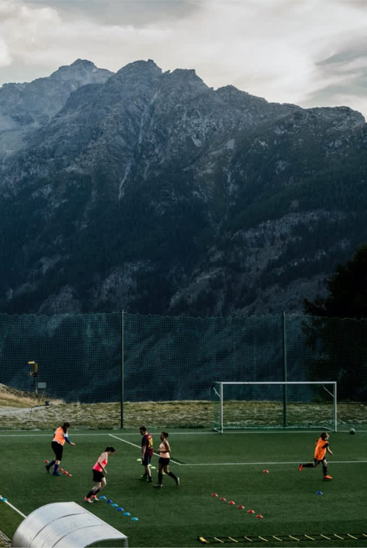 play football at the highest level in the swiss alps — Postimages