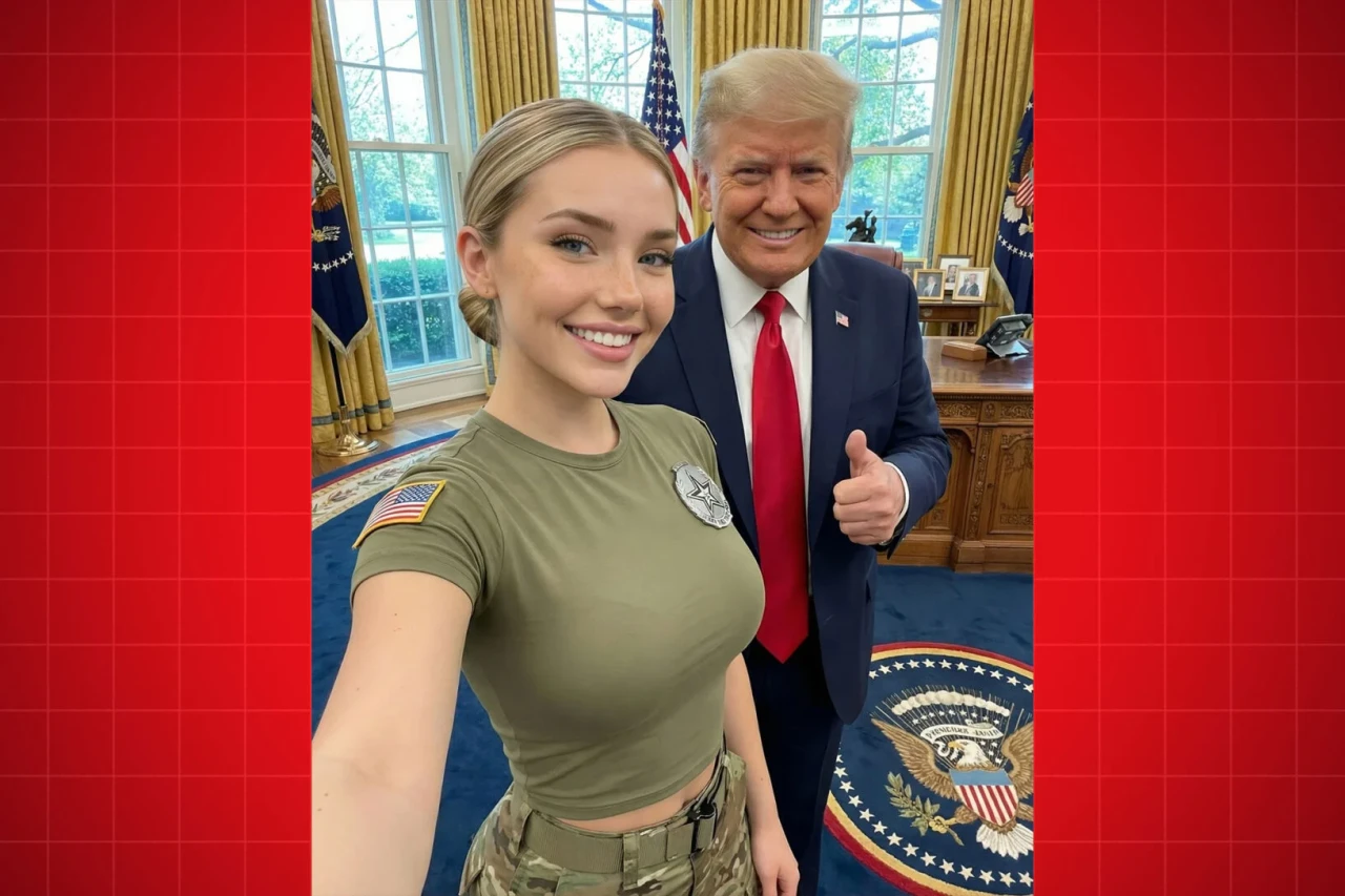 L’influenceuse pro-Trump Jessica Foster,
