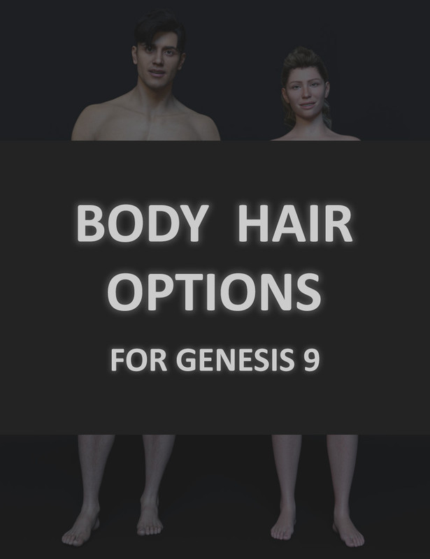 (LOTS OF POINTS) For Intimate Body Hair Options For Genesis 9 - Free Daz 3D Models