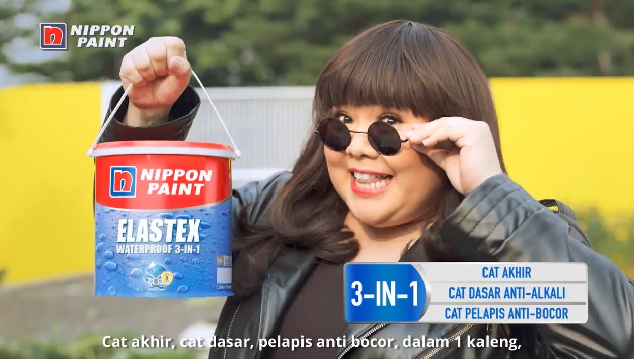 Jual Cat Nippon Elastex Waterproof 3 in 1 Pelapis Anti Bocor Warna ...