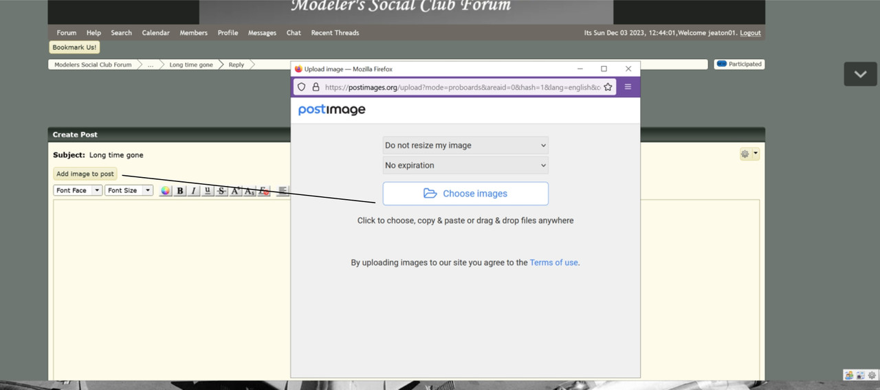 picture posting — Postimages