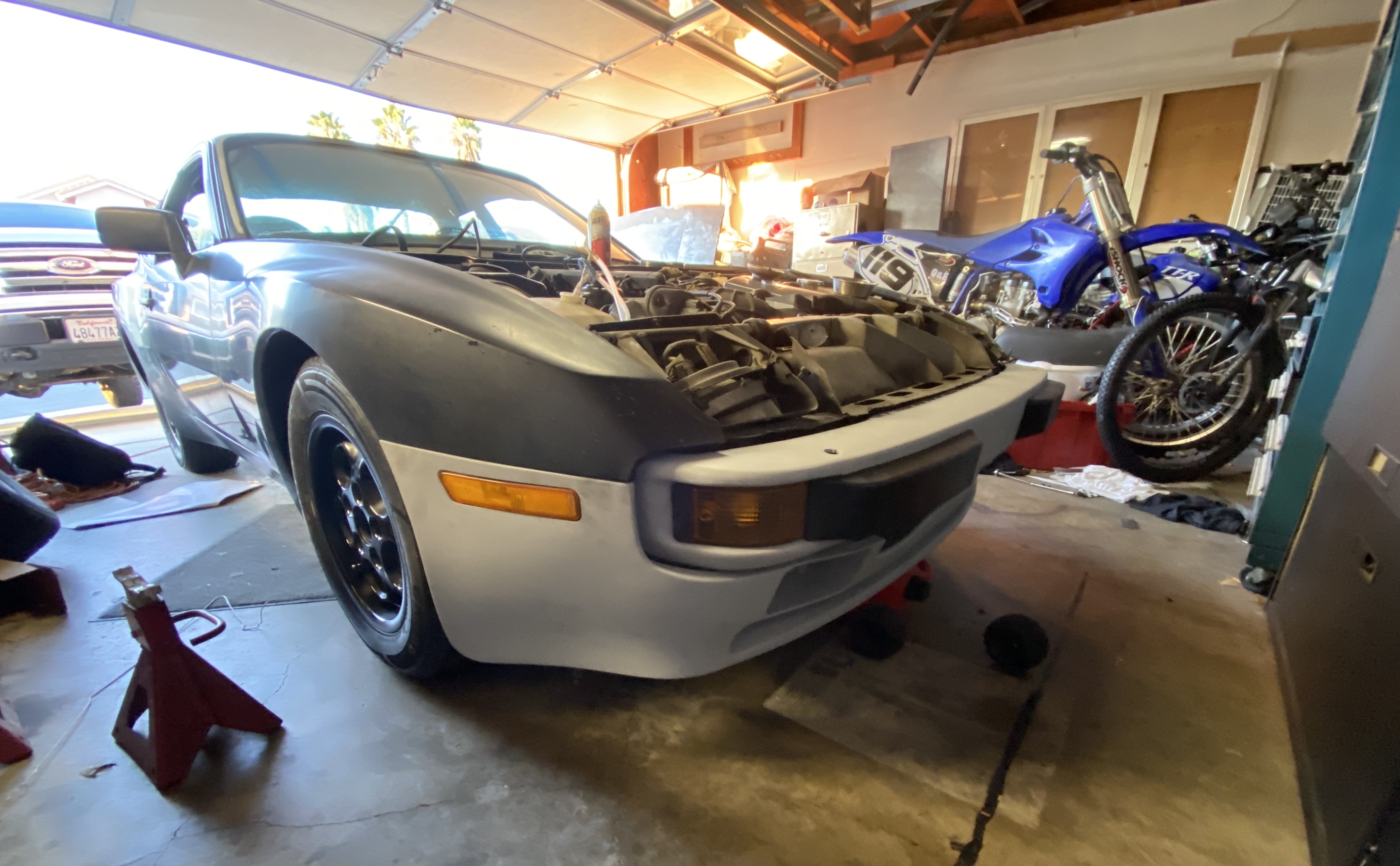 Best options for fixing front valance? I'm open to ideas! Has a bit of ...