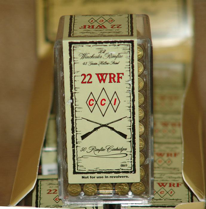 WRF CCI/ 22 Cal. WRF HP Winchester Rim Fire Cartridges. 50 Rounds ...