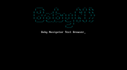gimix BabyNavigator browser project - in progress - freebasic.net