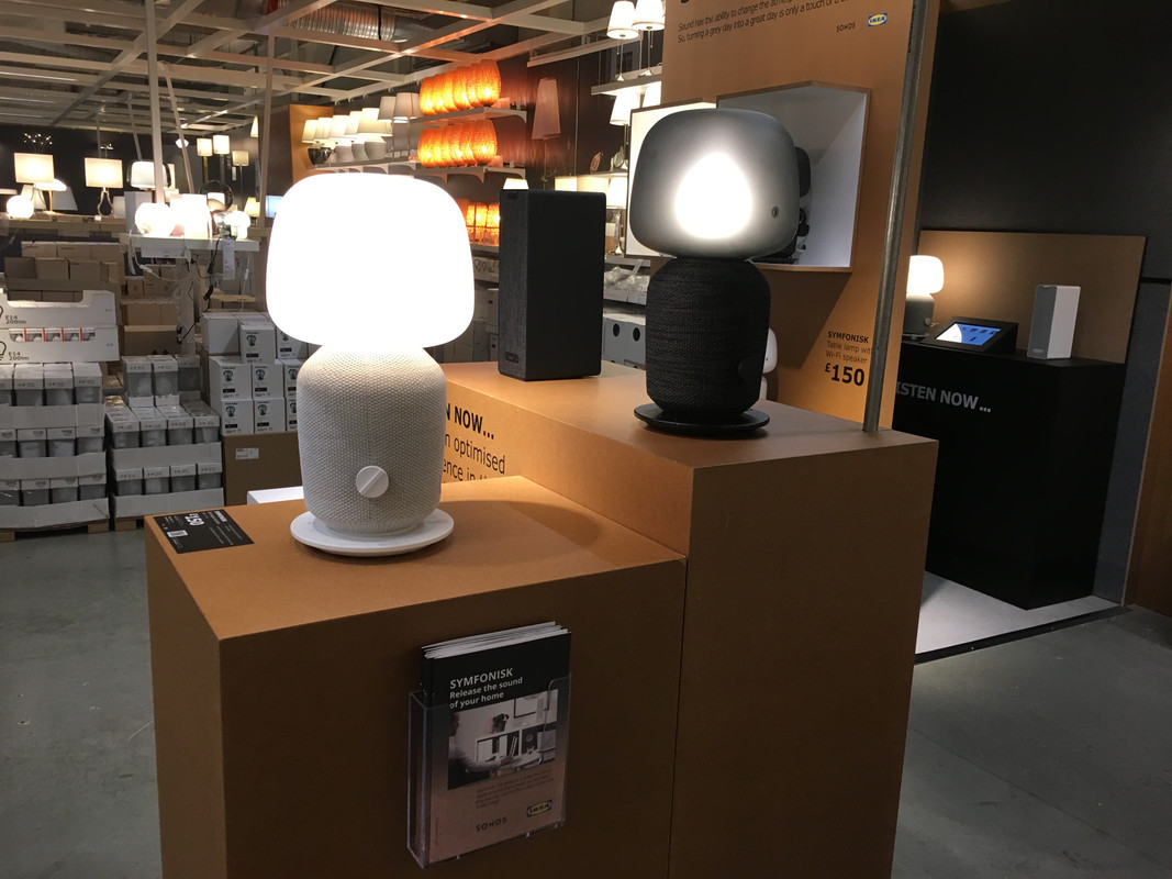 Symfonisk lamp side by side comparison? : r/sonos