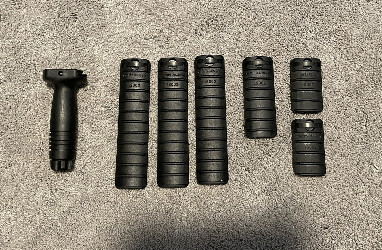 KAC RAS rail cover panels and vertical foregrip "broomstick" set $70 ...