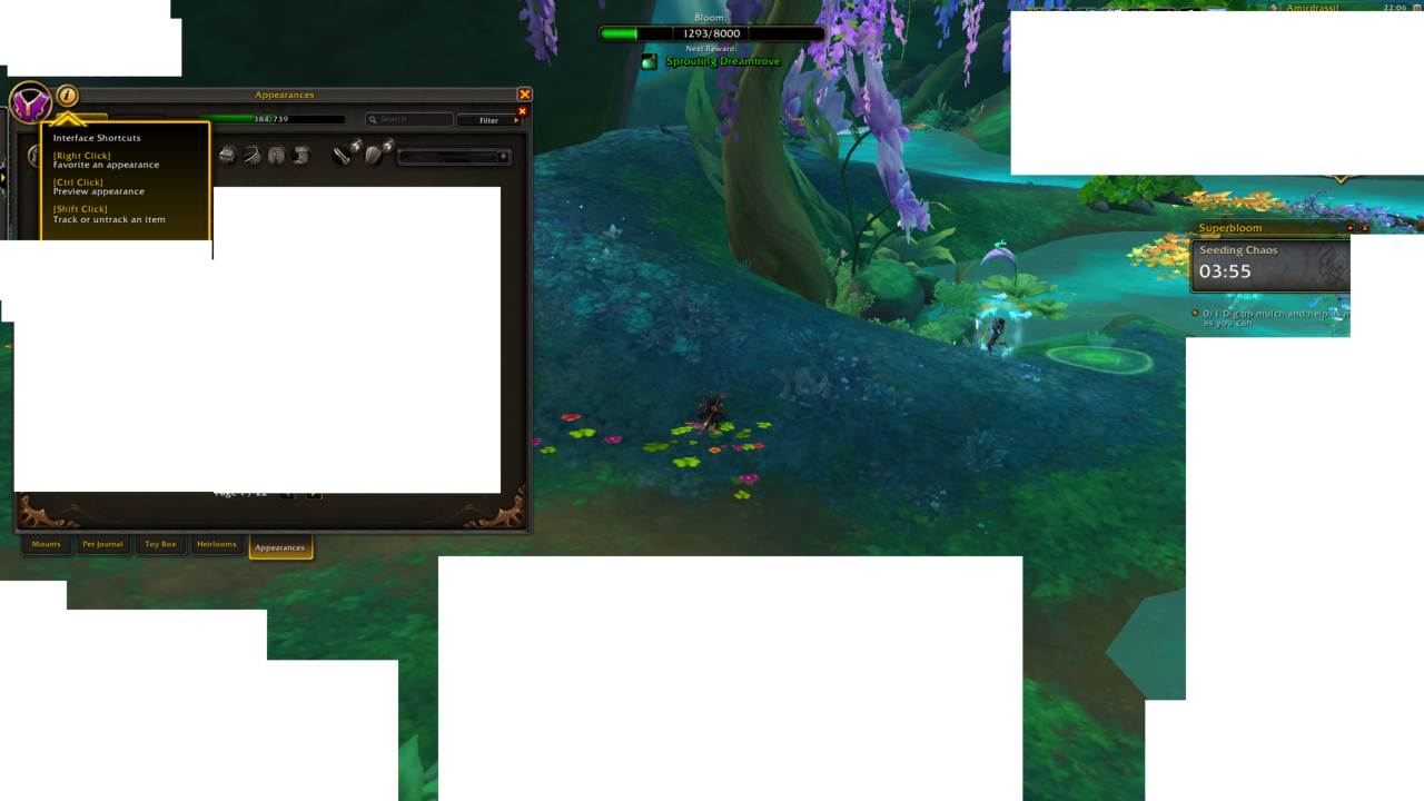 Apperance Tab Bug General Discussion World Of Warcraft Forums