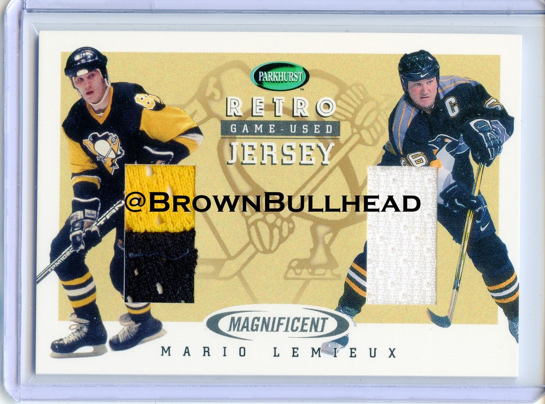 Magnificent Inserts MI 05 Mario Lemieux Dual Jersey COPY 1 A — Postimages