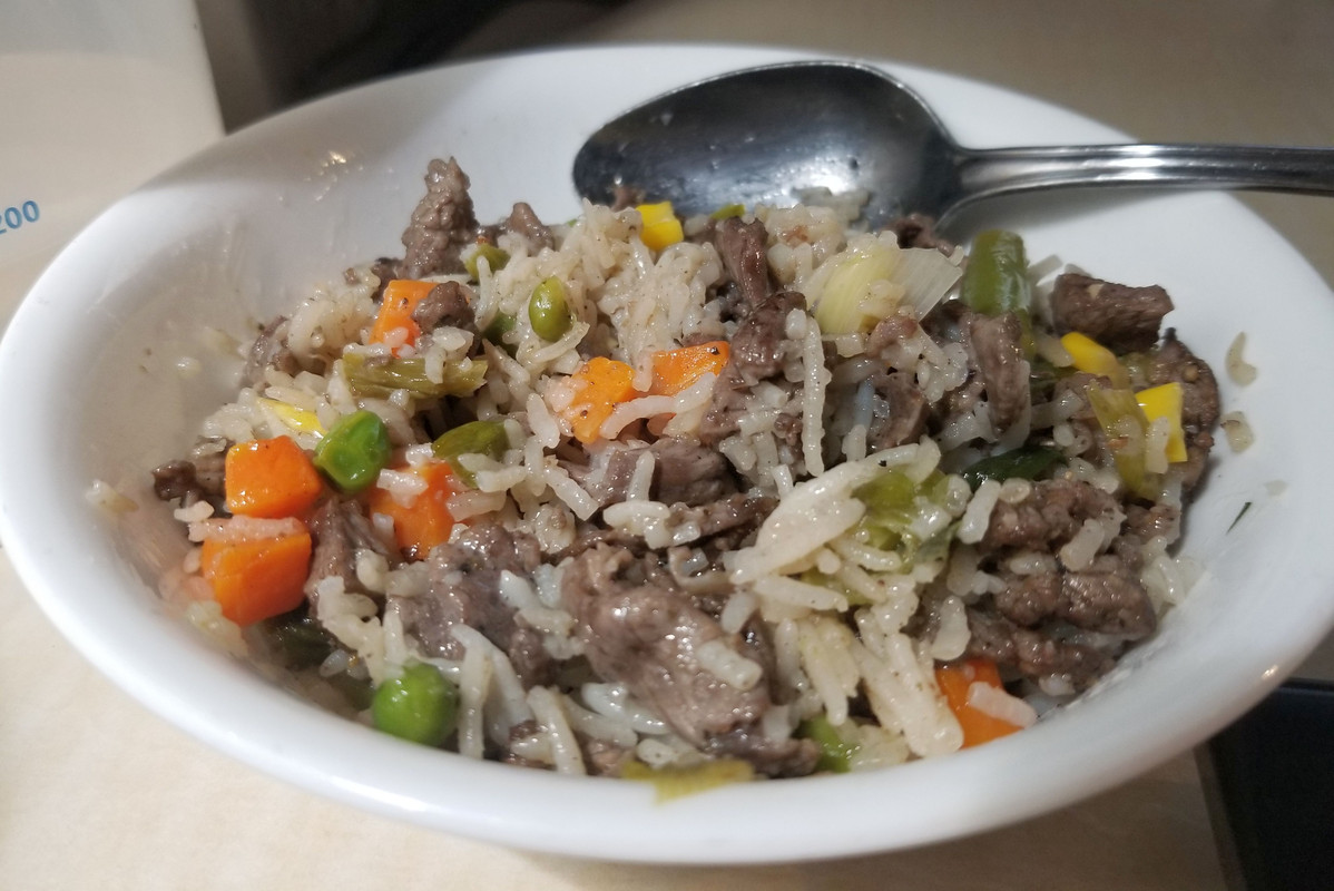 Around the World in Fried Rice - Middle Eastern Lamb