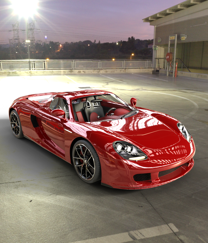 GT Sports Car For Daz And Poser - Free Daz 3D Models