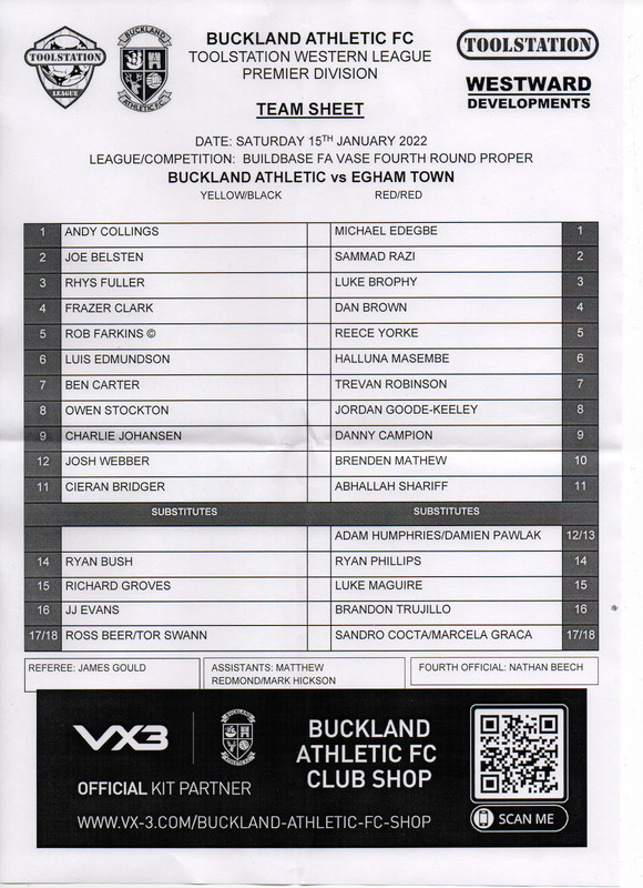 team sheet — Postimages