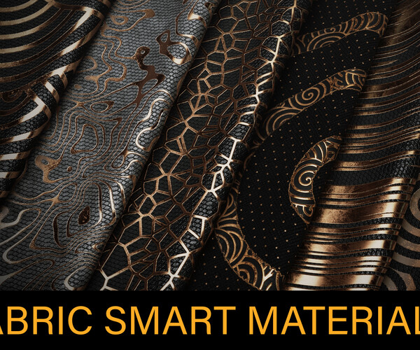 40 FABRIC SMART MATERIALS - SUBSTANCE 3D PAINTER 2026 - Free Daz 3D Models