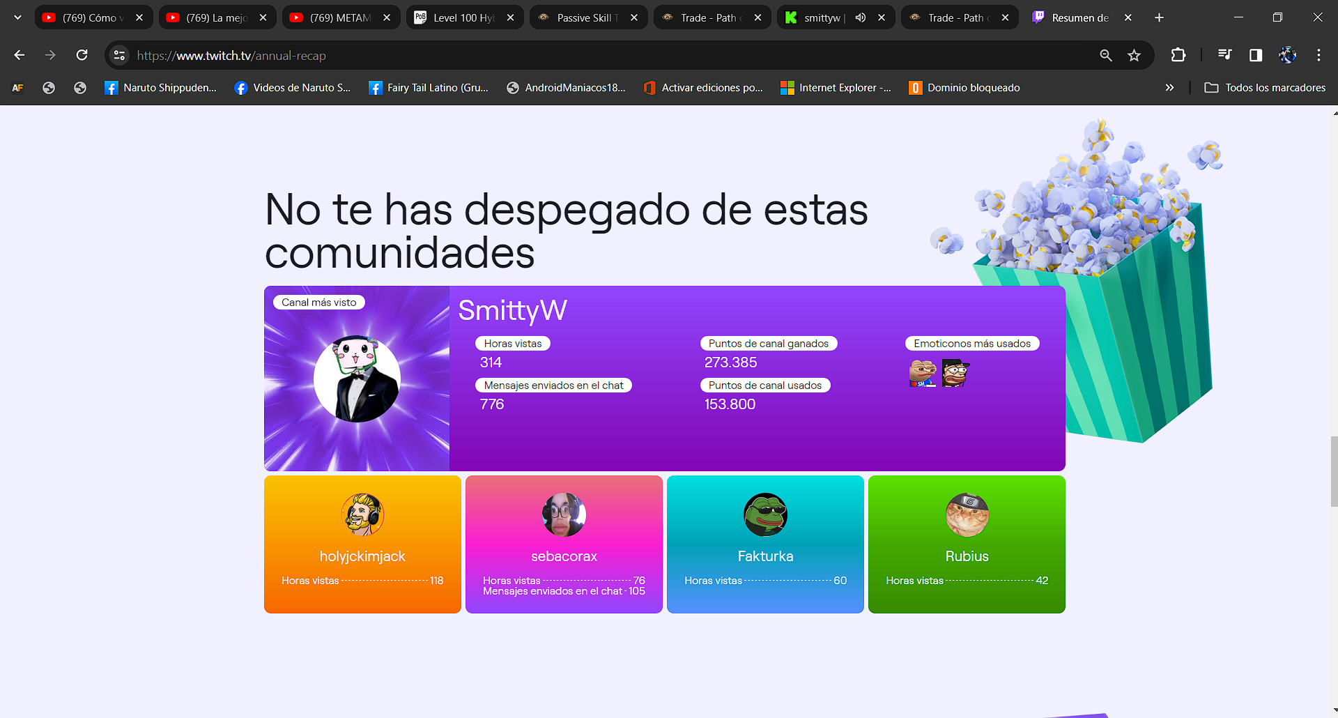 Resumen de Twitch de 2023 Twitch Google Chrome 11 12 2023 22 08 09 ...