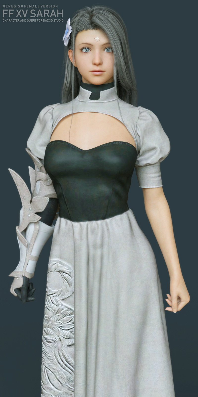 (FILLED 2023-07-18) FF XV Sarah For G8F - Free Daz 3D Models