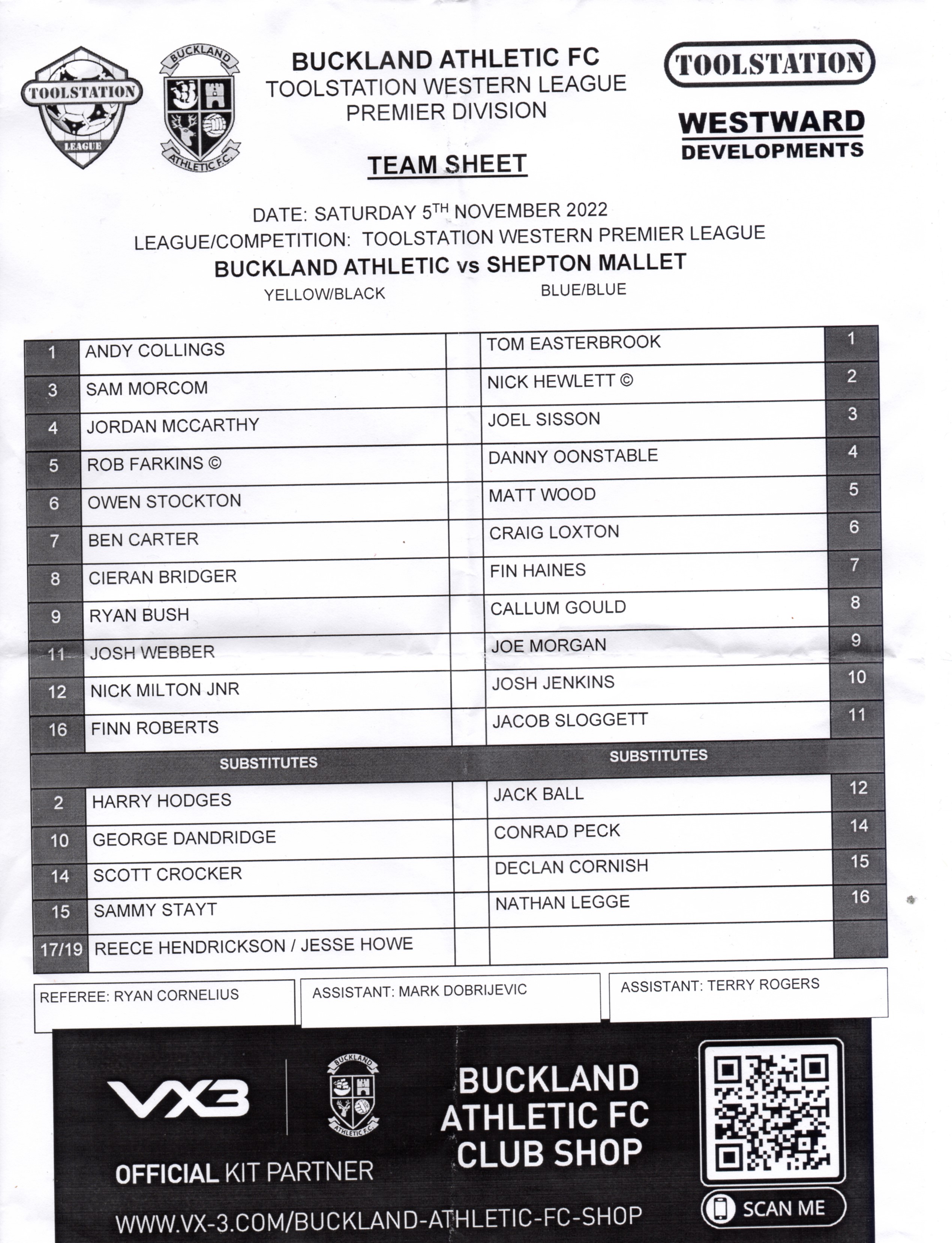 Team sheet — Postimages