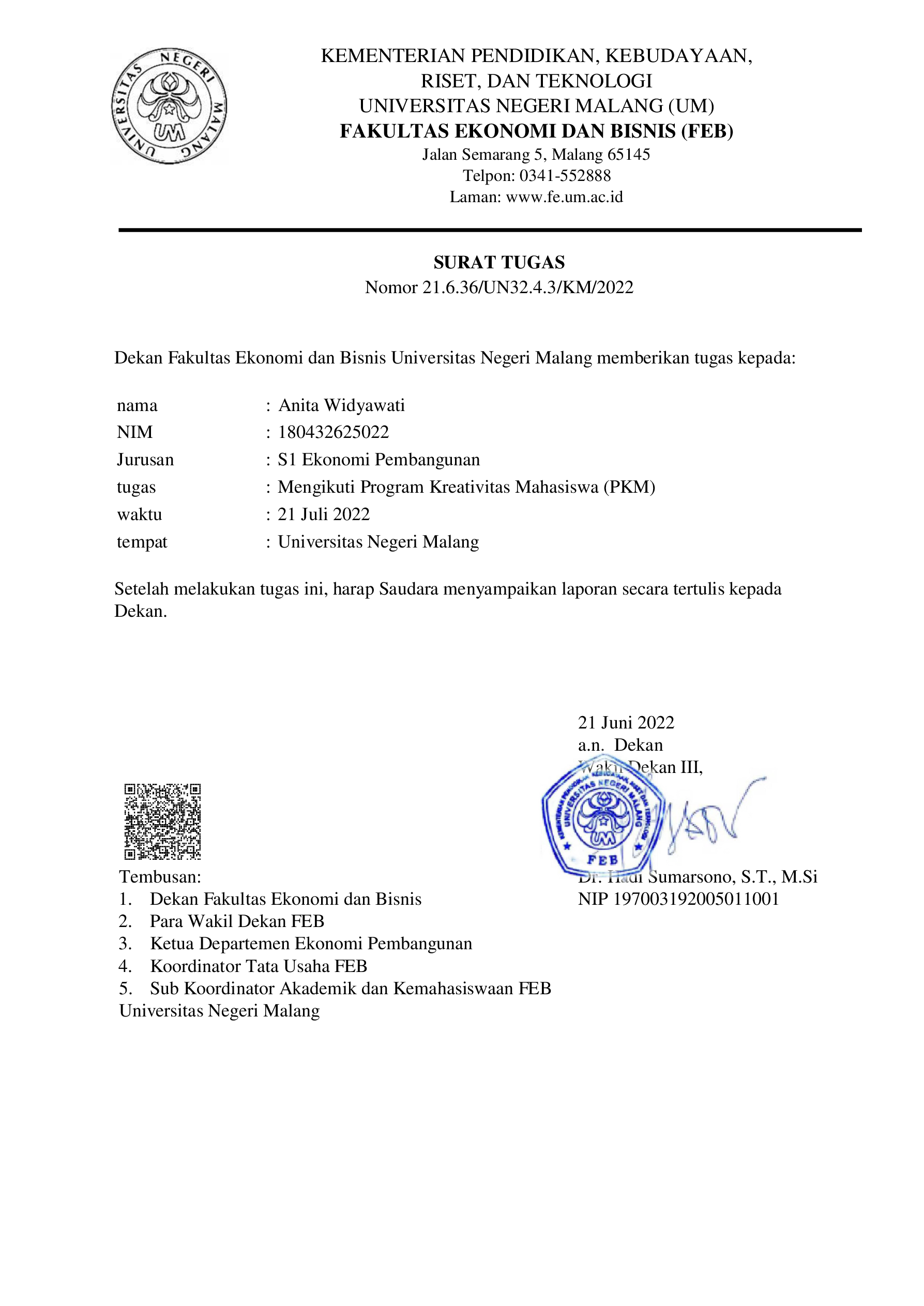 Anita Widyawati Surat Dinas 1 fix ttd — Postimages