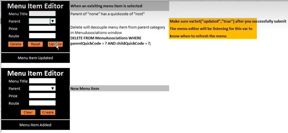 menuitem Editor — Postimages