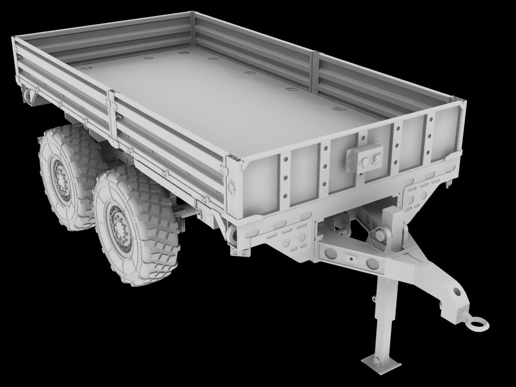 M1095 5 TON Military Trailer 35th Scale - Work in Progress - Armour ...