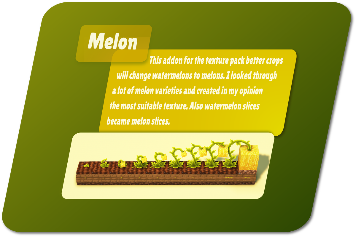 Melon Add-on Minecraft Texture Pack