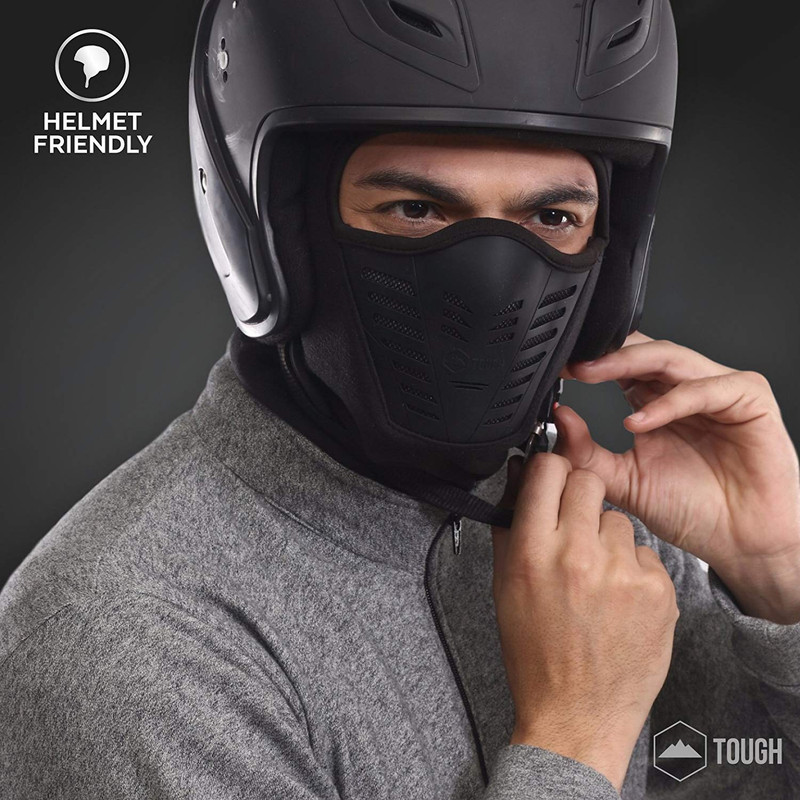Cagula cu polar pt ski snowboard masca full protectie moto bicicleta ...