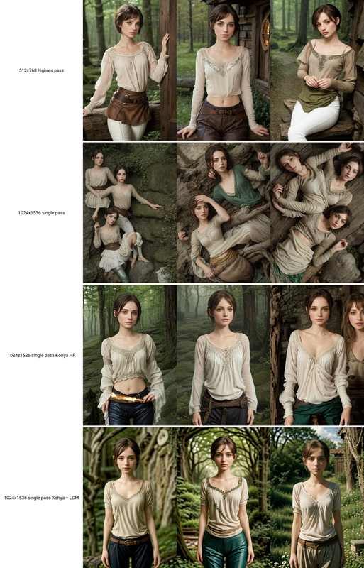 Kohya hires fix custom node for comfyui -- control composition when generating at high res : r ...