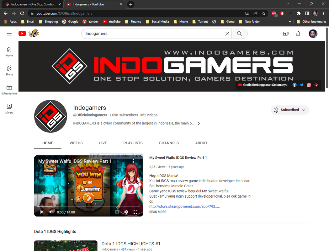 Indogamers You Tube Google Chrome 21 05 2023 17 56 36 — Postimages