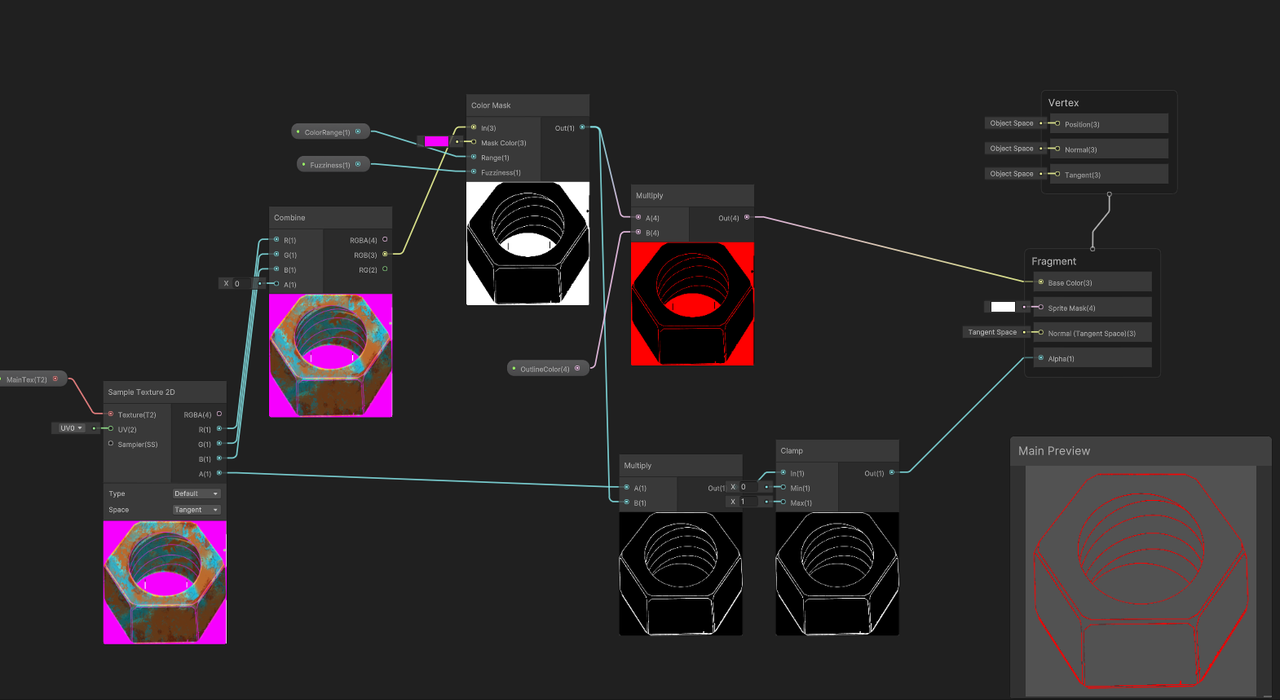 Question Isolating A Color With A Mask Then Re Combining It With The Texture What Am I Doing