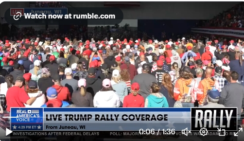 LIVE: President Trump Holds a Rally in Juneau, WI – 10/6/24 @ 3:00 PM ET