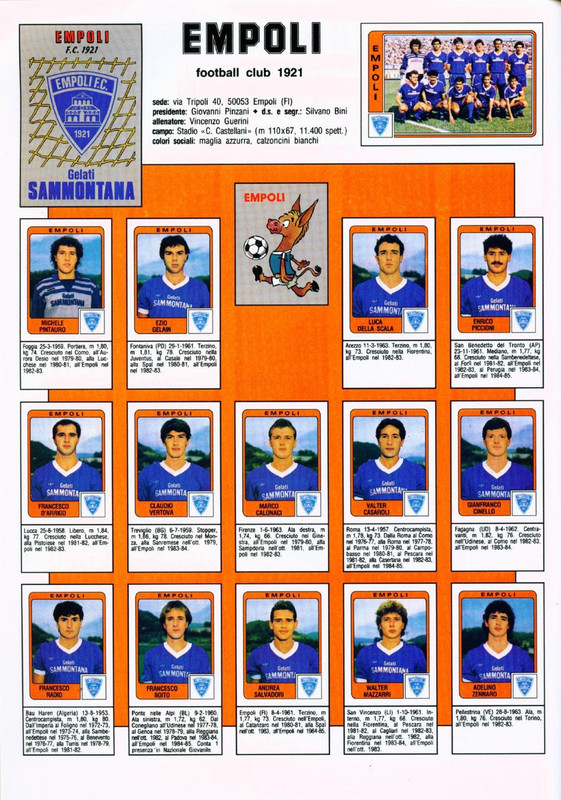 Calciatori 1984 1985 ( Panini) 44 — Postimages